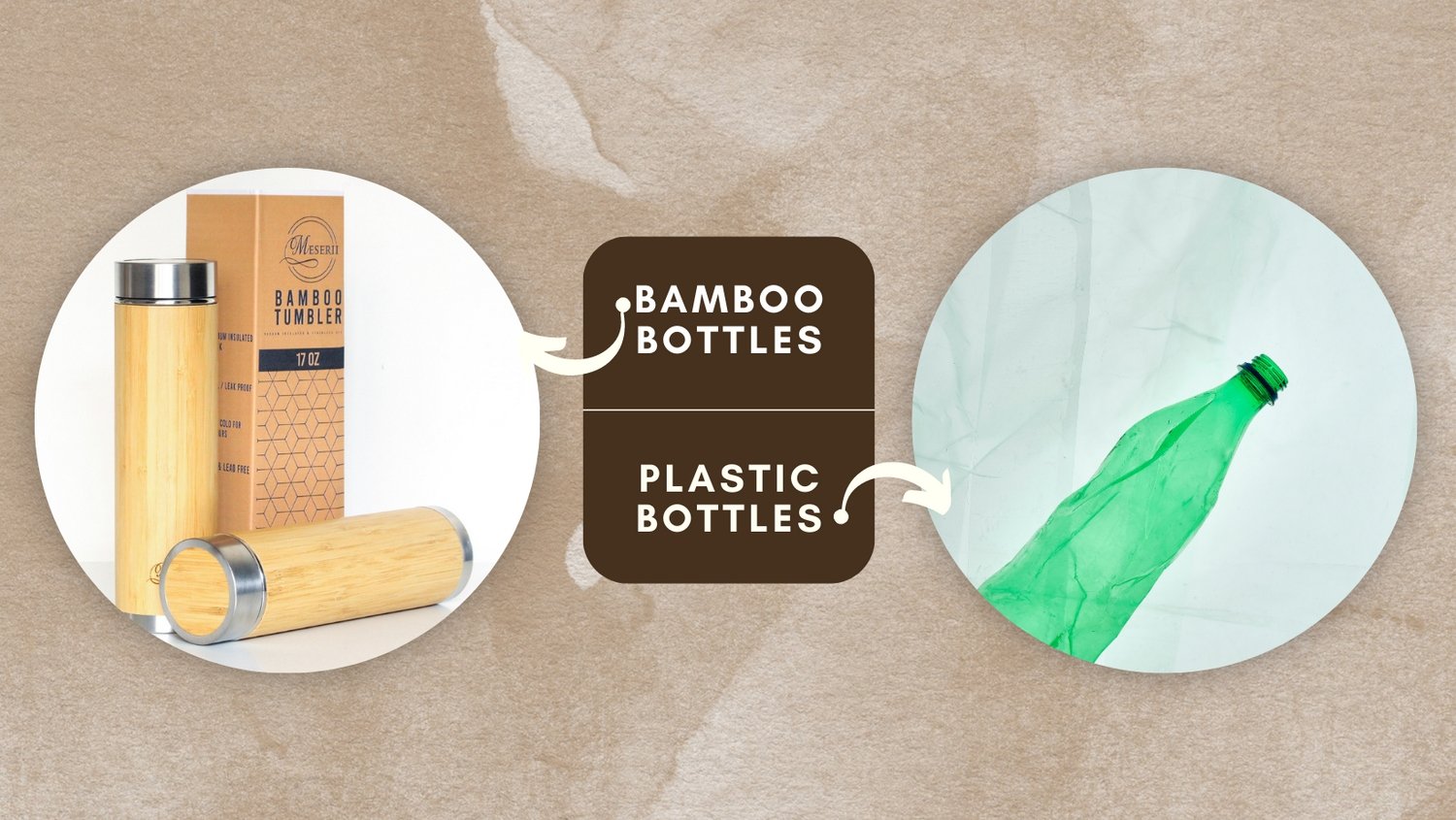 Bamboo Bottles vs Plastic Bottles: Making a Green Choice – Meserii