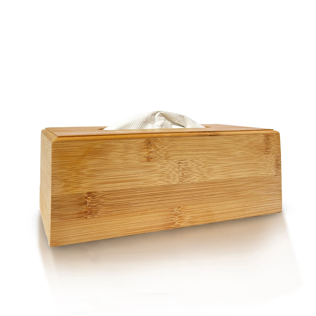 Bamboo Tissue Box Holder – Meserii